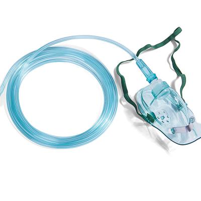 China Portable Breathing Oxygen Mask For Adult Pediatric Infant 7ft Tubing for sale