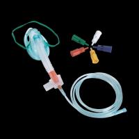 China Respiratory CE ISO Venturi Oxygen Mask Transparent With 7 Diluters for sale