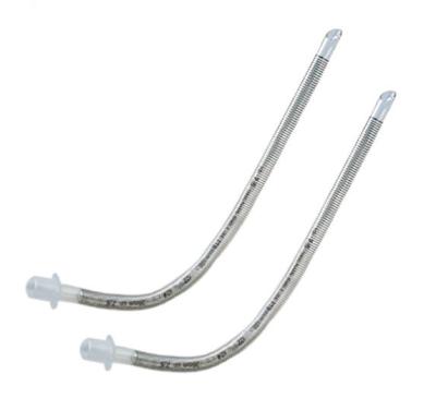China Uncuff PVC Reinforced Endotracheal Tube , 2.0-10.0mm Murphy Eye Endotracheal Tube for sale