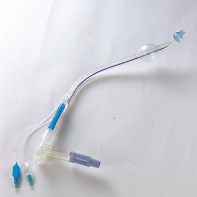 China Bronchial Cannual PVC Low Pressure Cuffed Tracheostomy Tube Double Lumen for sale