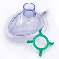China PVC Anaesthetic Face Mask , Size 1 CPR Air Cushion Face Mask for sale