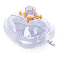 China Inflatable Valve Anaesthetic Face Mask , CE Size 0-6 Pvc Anaesthesia Mask for sale