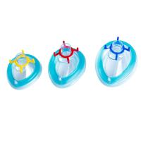 China Inflatable Valve Anaesthetic Face Mask , CE Size 0-6 Pvc Anaesthesia Mask for sale