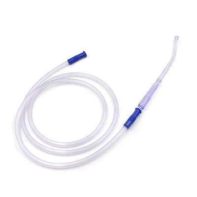 China 180cm 360cm Disposable PVC Suction Catheter Tube With Yankauer Handle for sale