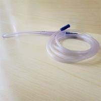 China PVC 180cm / 360cm Suction Catheter Tube With Yankauer Handle for sale
