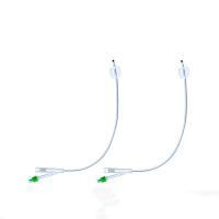 China Hospital Silicone Foley Catheter 2 Way 8-24Fr 5-30cc Capacity for sale