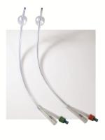 China Hospital Silicone Foley Catheter 2 Way 8-24Fr 5-30cc Capacity for sale