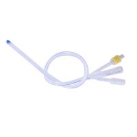 China Medical Fr16-Fr24 3 Way All Silicone Foley Catheter 400mm Length for sale