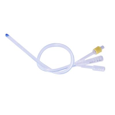 China Medical Fr16-Fr24 3 Way All Silicone Foley Catheter 400mm Length for sale