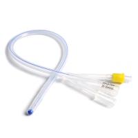 China Medical Fr16-Fr24 3 Way All Silicone Foley Catheter 400mm Length for sale