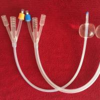 China Medical Fr16-Fr24 3 Way All Silicone Foley Catheter 400mm Length for sale