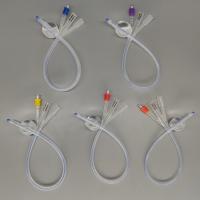 China Medical Fr16-Fr24 3 Way All Silicone Foley Catheter 400mm Length for sale