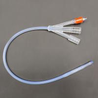 China 100% Silicone Foley Catheter Three Lumen 3 Way For Urology Surgery for sale