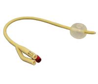 China 3 Way Latex Foley Catheter 5ml-30ml Balloon Medical Urinary Tube for sale