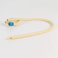 China 3 Way Latex Foley Catheter 5ml-30ml Balloon Medical Urinary Tube for sale