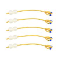 China 24Fr 50cc Latex Foley Catheter 4 Way Dual Balloon Intermittent for sale
