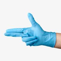 China Adult Anti Static Nitrile Exam Disposable Gloves 2 Years Shelf Life for sale