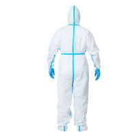 China ISO 13688 EN14126 PPE White Protective Coverall Suit  185cm for sale