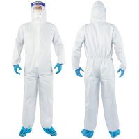 China PPE COVID-19 Anti Virus disposable Protective Suit Medical Clothing for sale