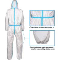 China PPE COVID-19 Anti Virus disposable Protective Suit Medical Clothing for sale