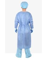 China AAMI LEVEL 123 Surgical Gown Film PPE SMS Non Woven Coverall for sale