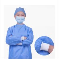 China AAMI LEVEL 123 Surgical Gown Film PPE SMS Non Woven Coverall for sale