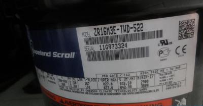 China Refrigeration Industry  Cooling Systerm Copeland Hermetic Scroll  Compressor ZR16M3E-TWD-551 for sale