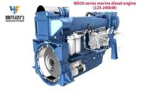 China Weichai WD10C218-15 218HP Marine Diesel Engine Water Cooled for Fishing Ship for sale