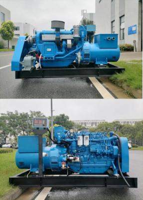 China 100KW marine diesel generator WP6CD132E200 equipped with Marathon MP-H100-4 for sale