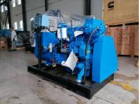 China 100KW marine diesel generator WP6CD132E200 equipped with Marathon MP-H100-4 for sale