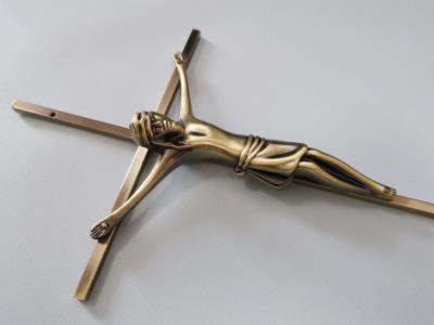 China 18 Inch Funeral Coffin Fittings 8001E Antique Brass Color Length EP For Gold for sale