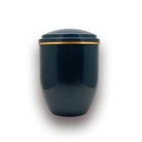 China ABS Plastic Funeral Ash Urn For Cremation To Ash Container In Dark Blue Color for sale