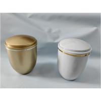 China Brush Gold Belt Funeral Ash Urn In Plastic Material 3.3L Volume for sale
