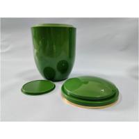 China High Polished Funeral Ash Urn PA007 Height 23cm Grass Green Color for sale