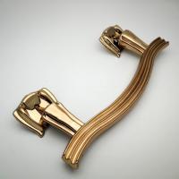 China 6mm Steel Wire Funeral Casket Handles Recycle Polypropylene Copper Finished for sale
