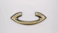 China 24*8.5cm Luxury Burial Metal Casket Handle For Wooden Casket 140mm for sale