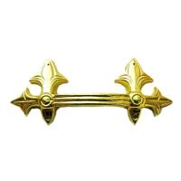 China Recycled PP Funeral Coffin Decorations Gold Plated Coffin Crucifix for sale