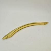 China M5 Screw Brass Polished Coffin Handles 27*4cm Gold Color for sale