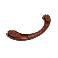 China Wooden Finish Metal Casket Handle Transfer Printing Half Moon for sale