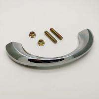 China Chrome Plated Funeral Coffin Handle and Fittings 1068 Zamak Material with M8 Screw Rod for sale