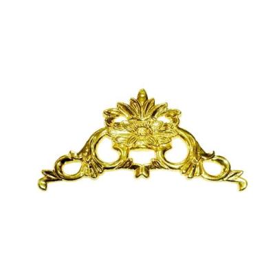 China Plastic Gold Finishing Casket Hardware PP Plastic Lid Decoration for sale