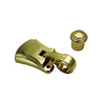 China 30*14cm Gold Plated Plastic Coffin Handles Bearing 150kg Weight for sale