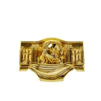 China Christ Design Adult Casket Corners For Casket Wrapped Handle for sale