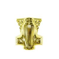 China Injection ABS Plastic Coffin Corners Lug Gold Silver Finished Coffin Hardware for sale