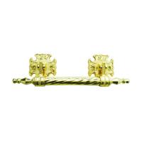 China Zamak Point Metal Coffin Handles 30cm To 1.8m With 22mm Steel Bar for sale