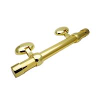 China 26*10cm Egg Design Gold Coffin Handles With 25mm Steel Bar for sale