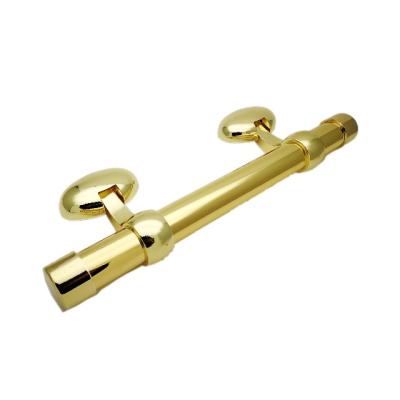 China 26*10cm Egg Design Gold Coffin Handles With 25mm Steel Bar for sale