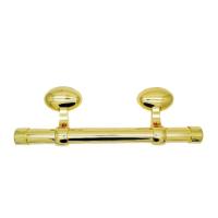 China 26*10cm Egg Design Gold Coffin Handles With 25mm Steel Bar for sale