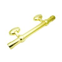 China 26*10cm Funeral Adult Casket Swing Handles Gold Plated European Style for sale