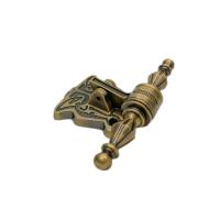 China Metal Funeral Coffin Handles With T Bar Antique Brass Plated for sale